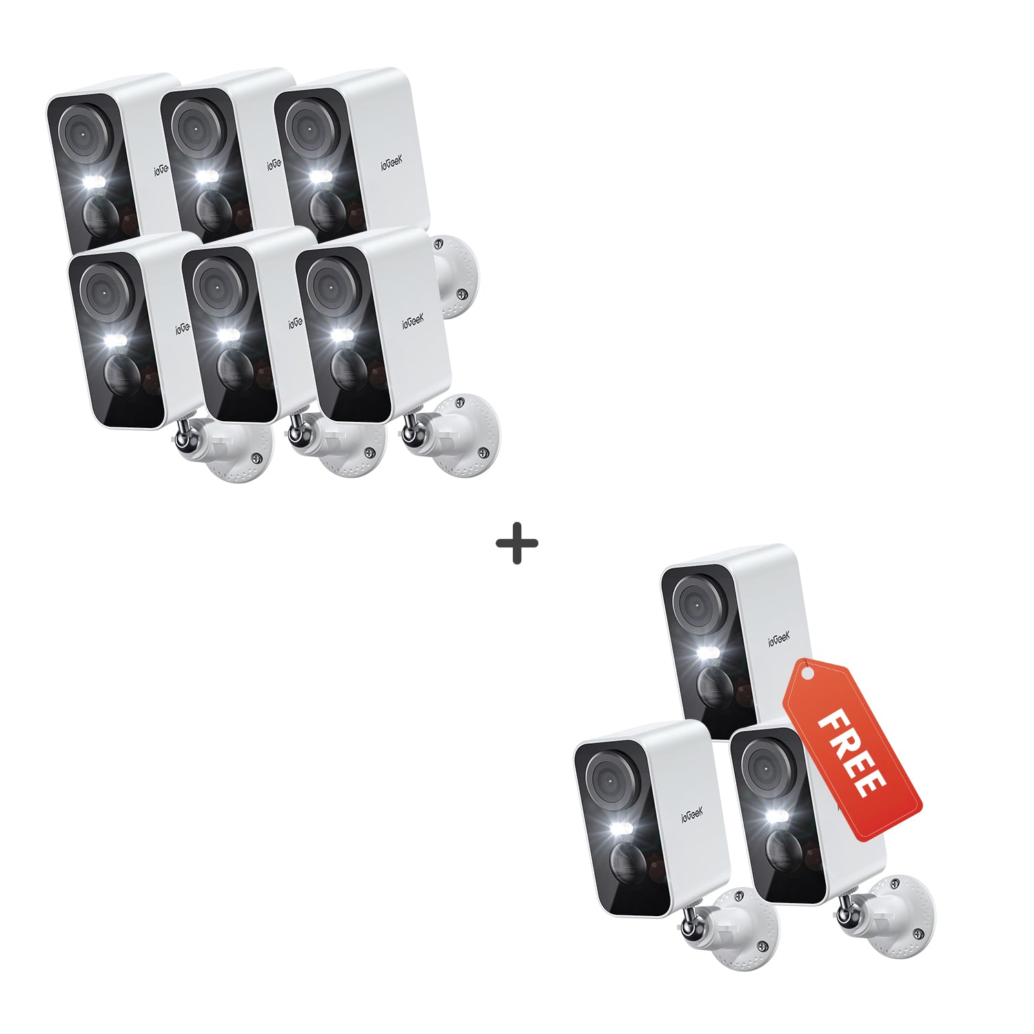 ieGeek ZY-C1 - Wireless Battery Powered Security Camera with Spotlight ...