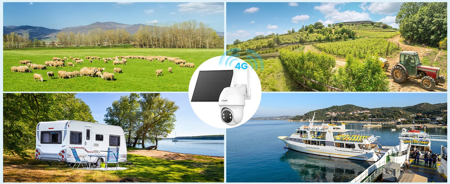 S11 2K 4G Cellular Solar Powered PTZ Camera – ieGeek-EU